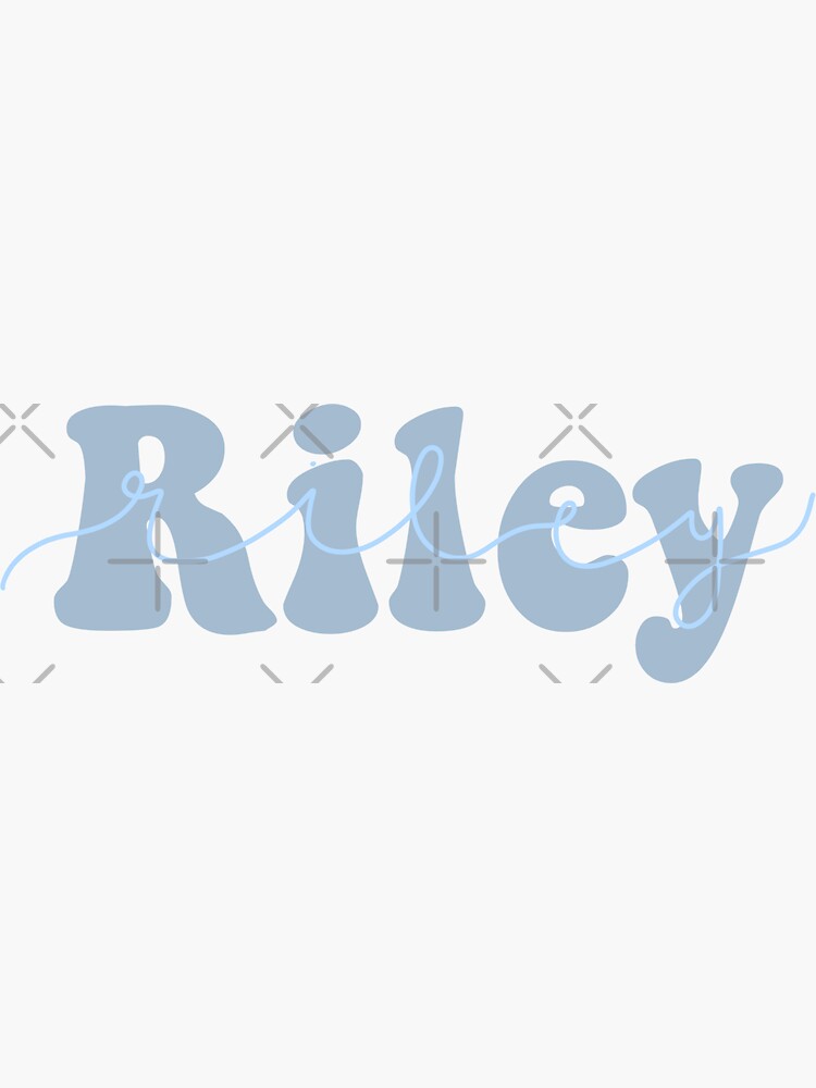 "Riley custom" Sticker for Sale by chloemadesigns | Redbubble