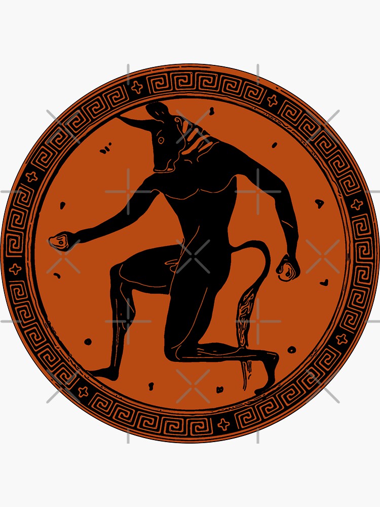 "Minotaur" Sticker by DotorEaon | Redbubble