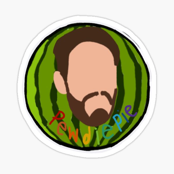 "Pewdiepie Cocomelon" Sticker for Sale by sarahschultzz | Redbubble