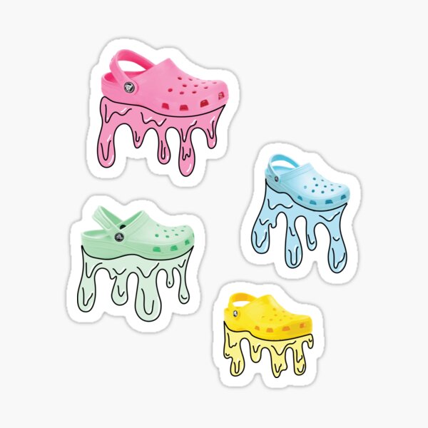 "Croc DRIP pack" Sticker for Sale by coletteburd | Redbubble