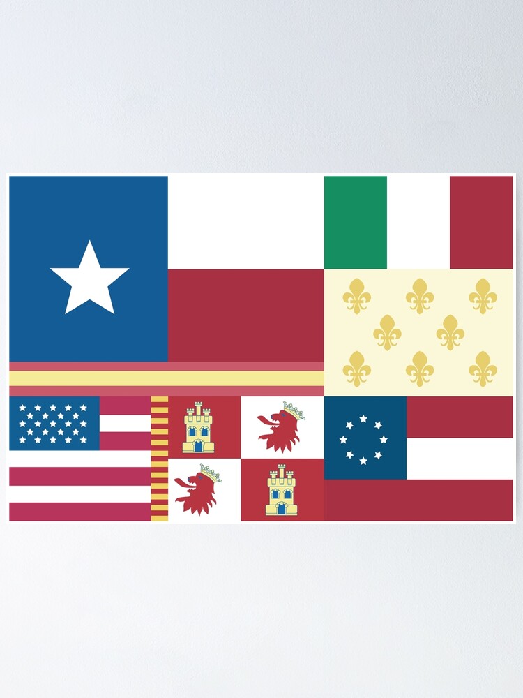 "Six Flags Over Texas " Poster for Sale by Eramos316 | Redbubble