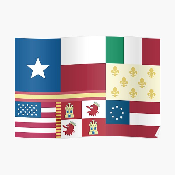 "Six Flags Over Texas " Poster for Sale by Eramos316 | Redbubble