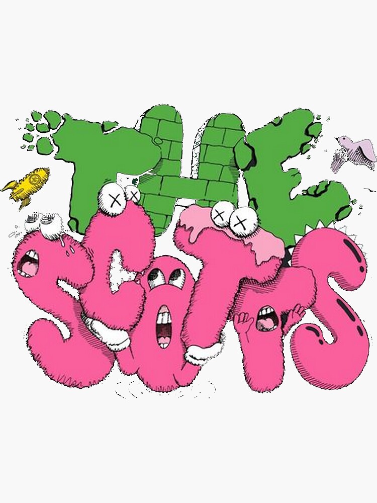 "Travis Scott design" Sticker by Hideky98 | Redbubble