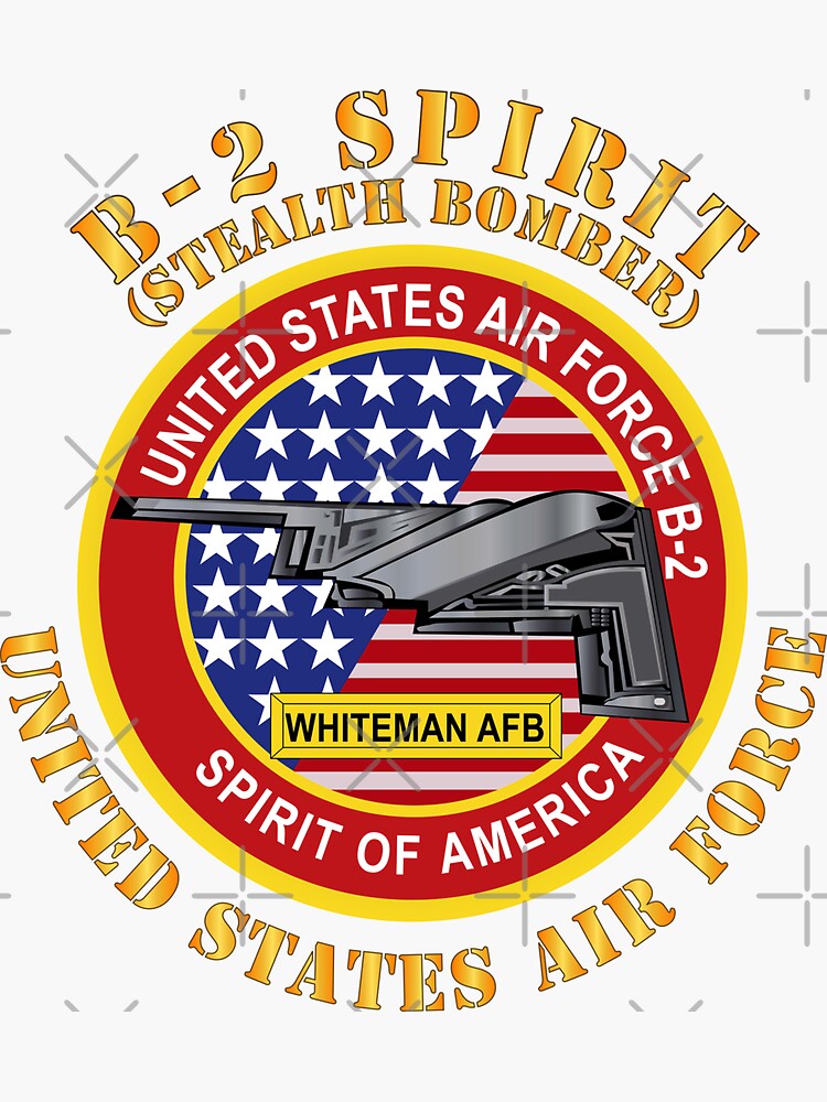 "USAF - B2 - Spirit - Stealth Bomber" Sticker for Sale by twix123844 ...