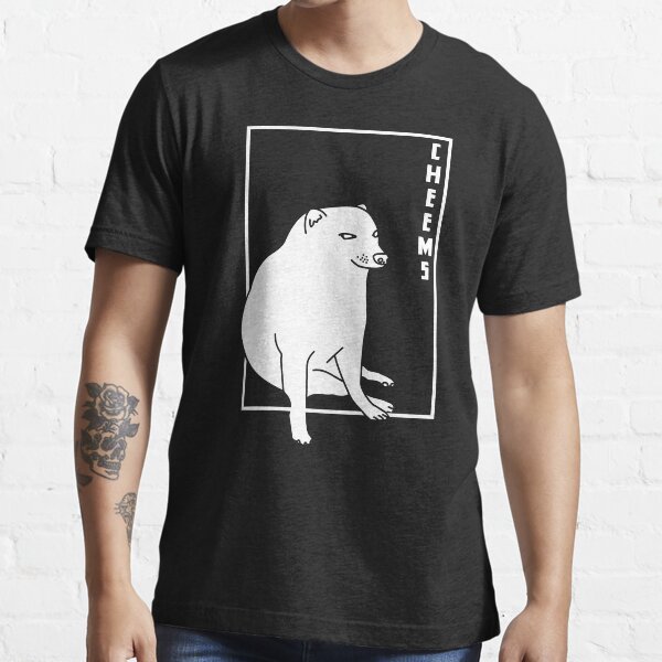 Camiseta «Cheems en negro» de Hellolo | Redbubble