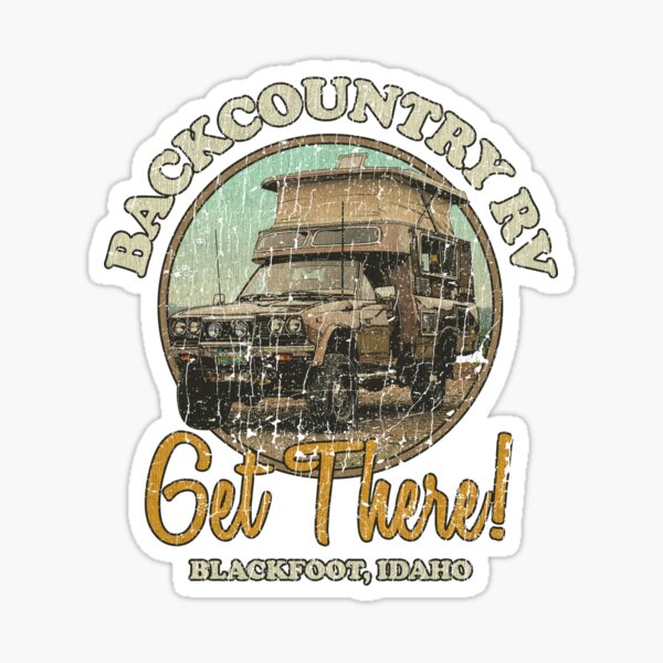 "Backcountry RV" Sticker by jacobcdietz | Redbubble