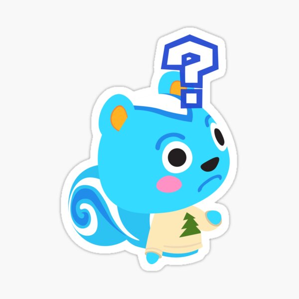 Filbert Animal Crossing Stickers | Redbubble