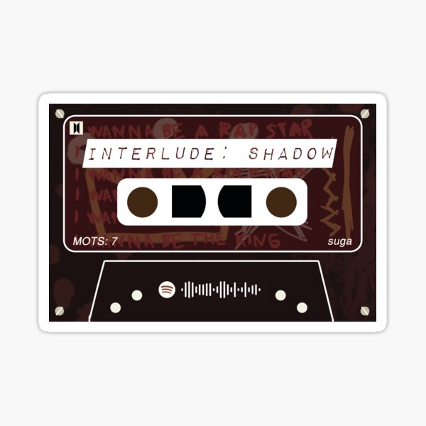 "BTS Shadow" Sticker by piekyu | Redbubble