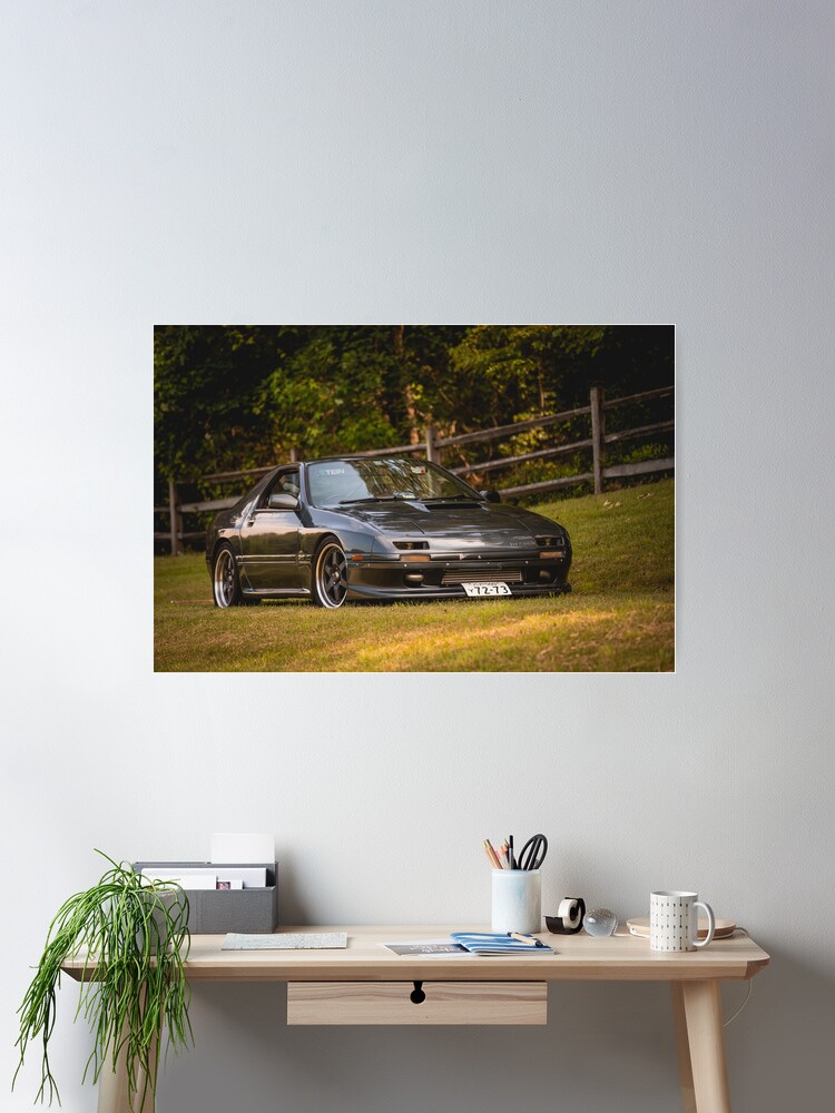 "1989 Mazda RX7" Poster for Sale by BigQuadzyme2 | Redbubble