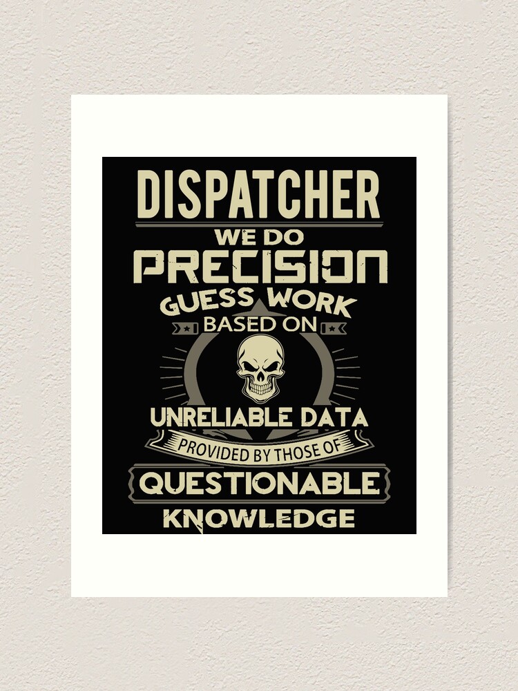 "Dispatcher knowledge stickers" Art Print for Sale by princegiri ...