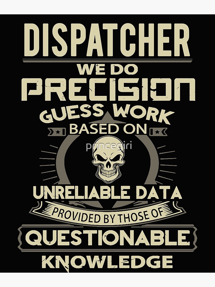 "Dispatcher knowledge stickers" Art Print for Sale by princegiri ...