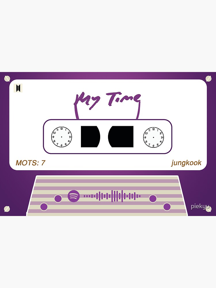 "BTS My Time Jungkook" Sticker for Sale by piekyu | Redbubble