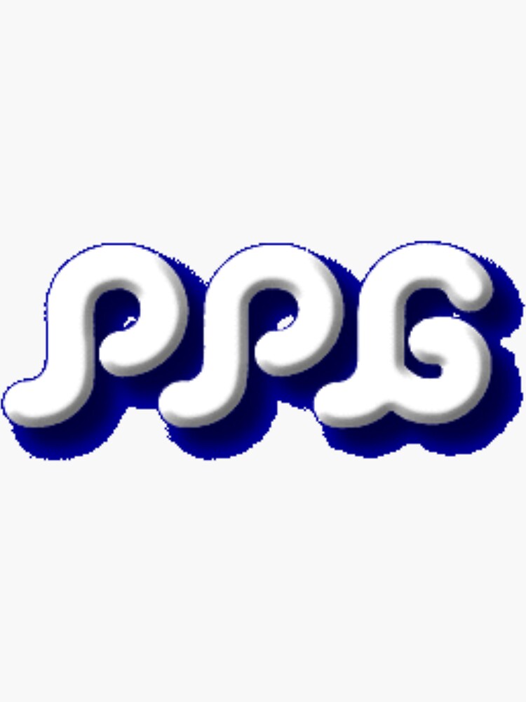 "ppg logo" Sticker by retroheaven | Redbubble