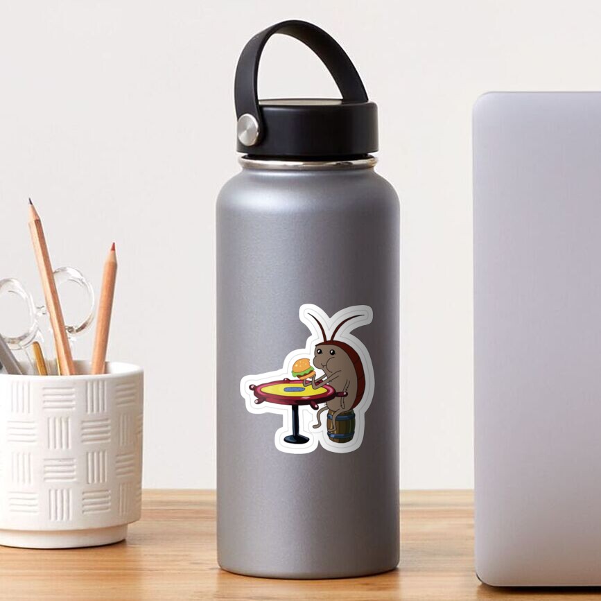 "spongebob bug meme" Sticker by lemonnn69 | Redbubble