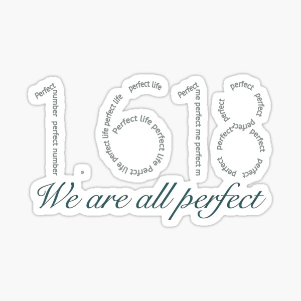 "Golden ratio" Sticker for Sale by Assemgul | Redbubble