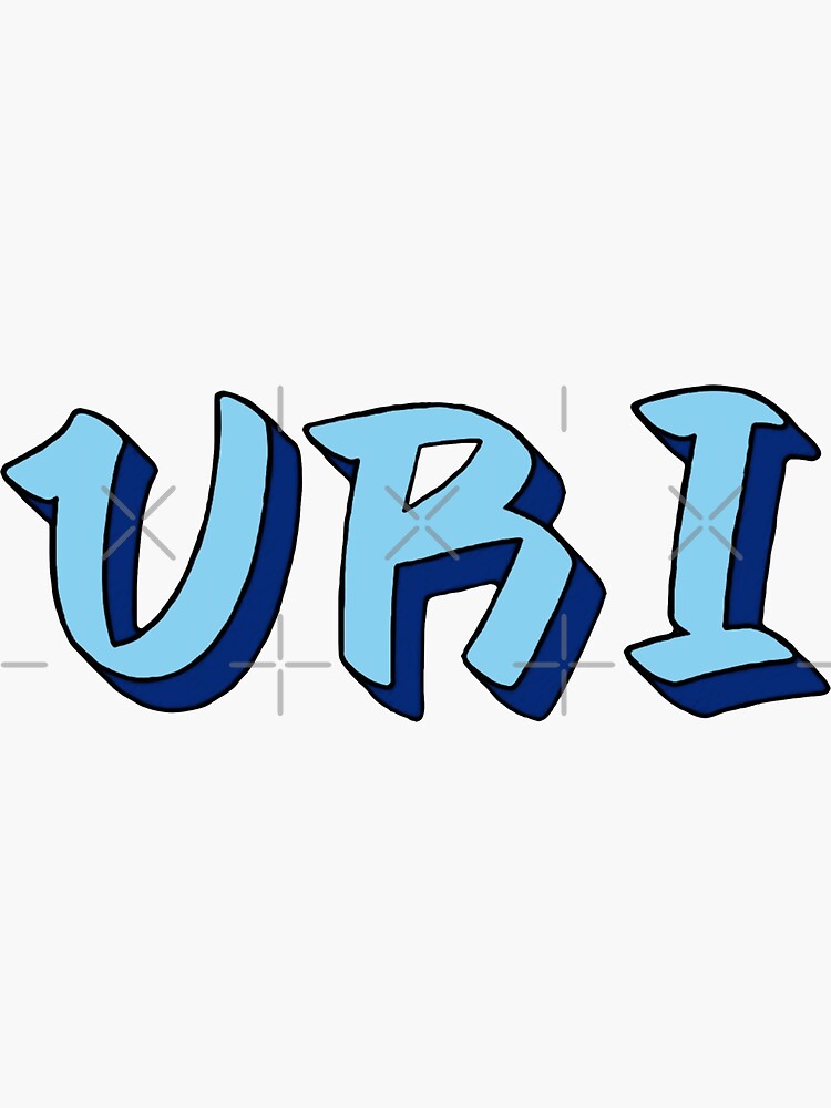 "URI STICKER" Sticker for Sale by ava-olivia | Redbubble