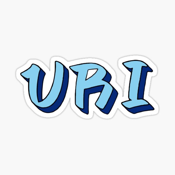 "URI STICKER" Sticker for Sale by ava-olivia | Redbubble