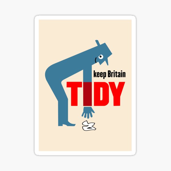 Keep Britain Tidy Stickers | Redbubble