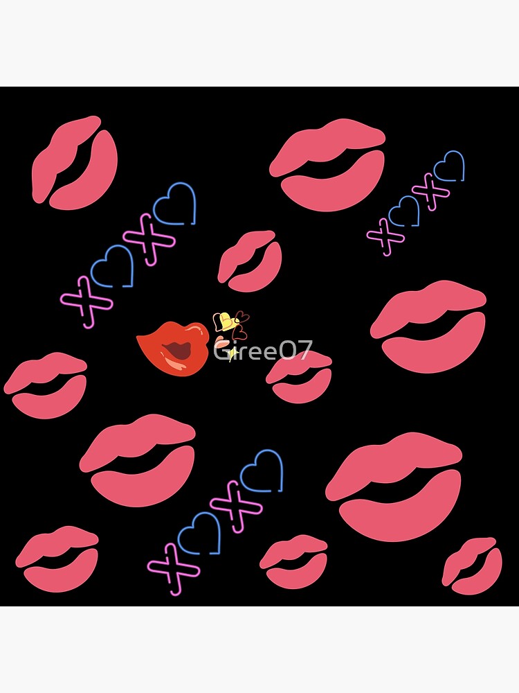 "The kissing booth lips art" Photographic Print for Sale by Giree07 ...