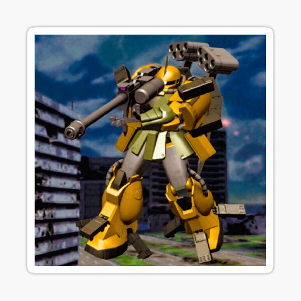 "Garma Zabi’s Zaku Amazing " Sticker for Sale by CraigHarveyGurr ...