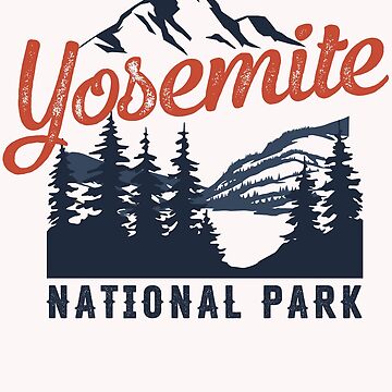 "Yosemite National Park Est 1890 Gift" Sticker for Sale by ...