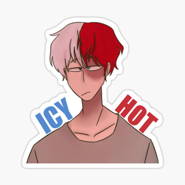 "Icy Hot" Sticker by CaseyAddict | Redbubble