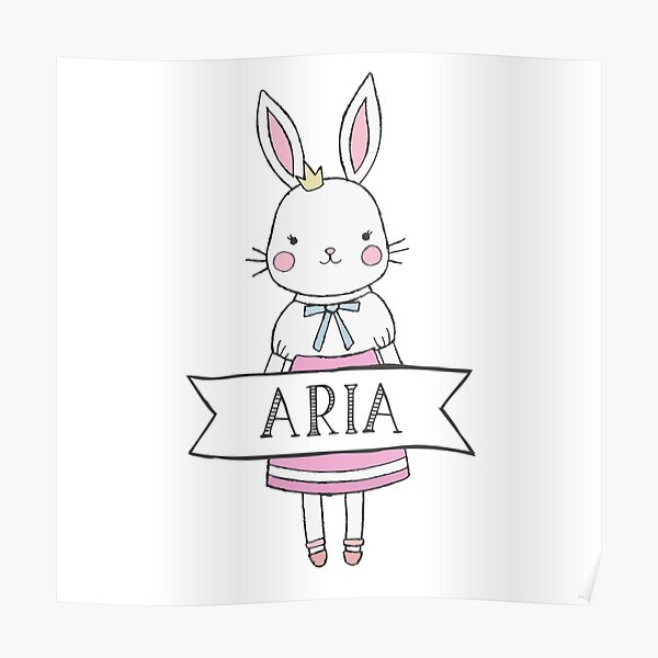 "Aria" Poster by A-Personalised | Redbubble