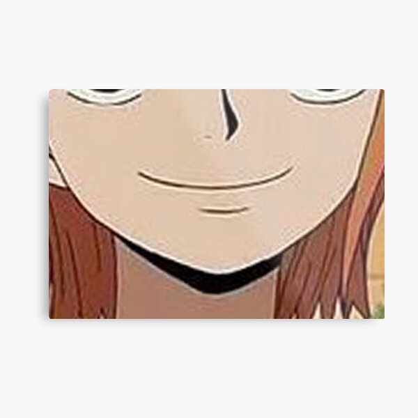 "Nami (One Piece) - Smile face" Metal Print by Lagger | Redbubble