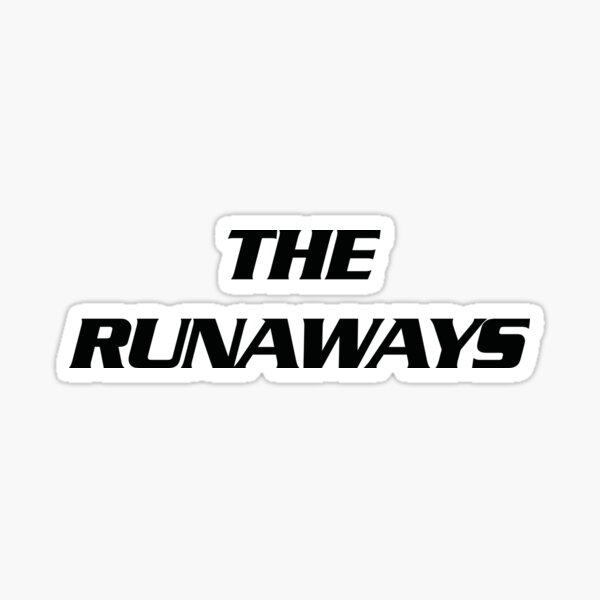 "The Runaways Logo" Sticker for Sale by Marjii23 | Redbubble