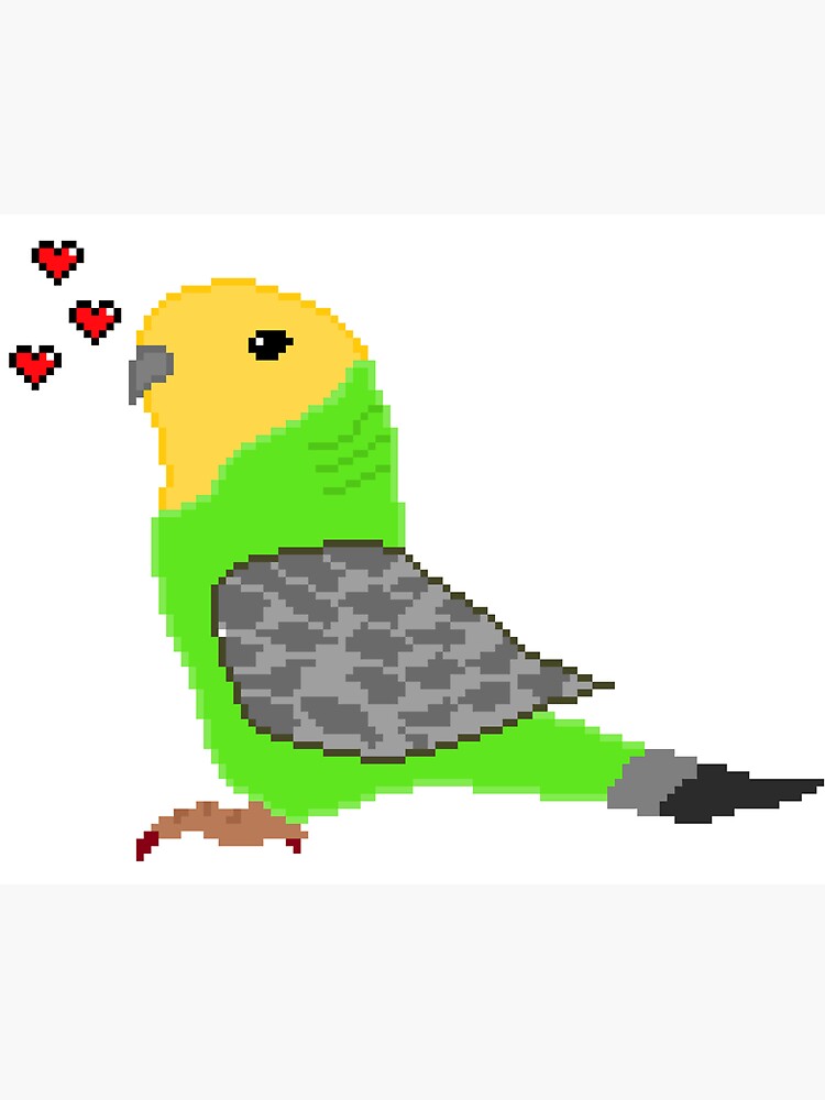 "Cute Birb Pixel Art" Sticker by PixArt-Studio | Redbubble