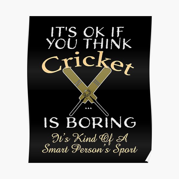 Cricket Posters | Redbubble