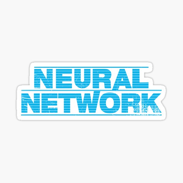 "Neural Network 1976" Sticker for Sale by MorvernDesigns | Redbubble