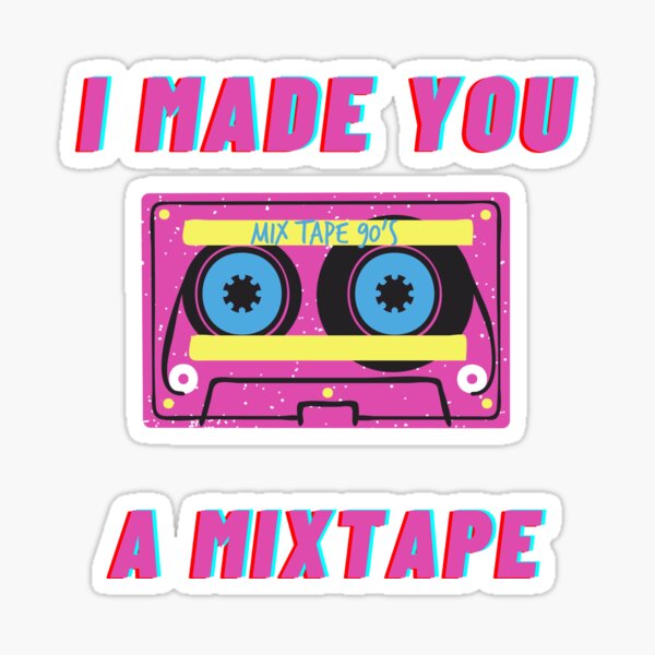 "mixtape" Sticker by teenshade | Redbubble