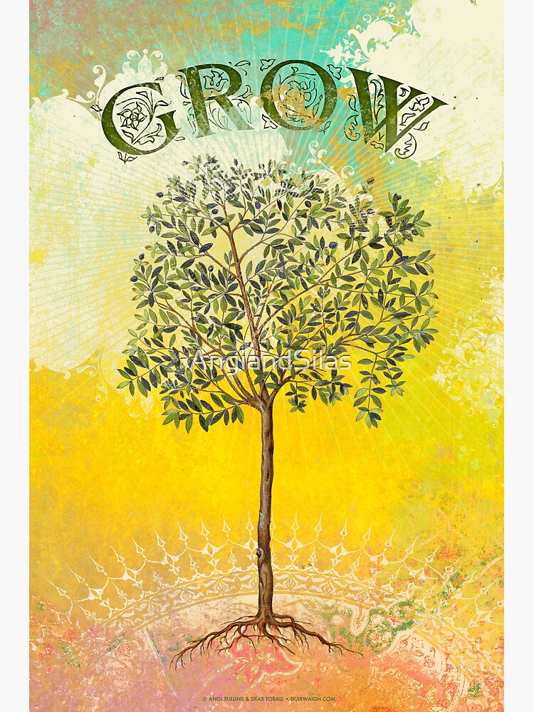 "Grow" Poster by AngiandSilas | Redbubble