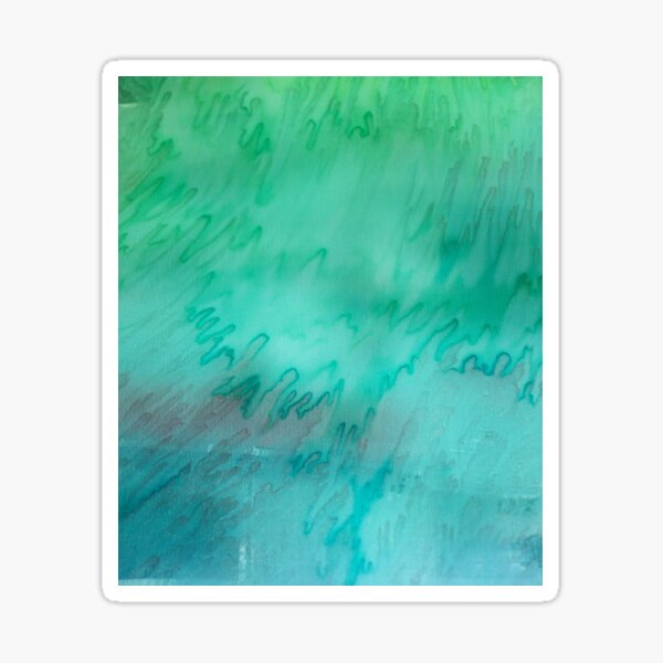 "Emerald green" Sticker by Boscastle | Redbubble