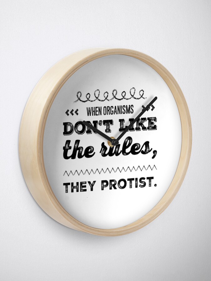 "When organisms don't like the rules, they PROTIST| Funny biology jokes ...