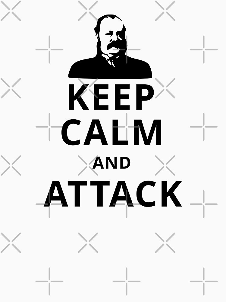 "Chess Keep Calm and Attack (Thomas Wilson Barnes)" T-shirt by upkah ...