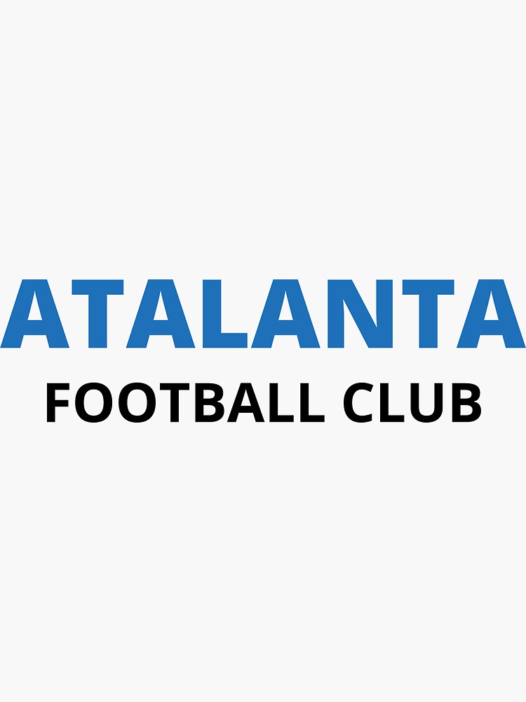 "Atalanta Football Club" Sticker for Sale by Idris34 | Redbubble