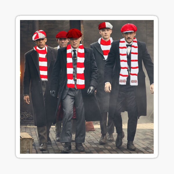 "Aberdeen fc, Matchday" Sticker for Sale by grantspics | Redbubble