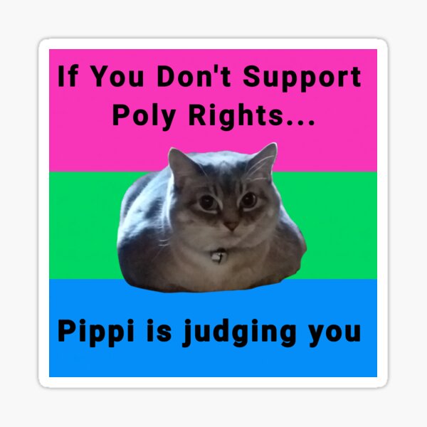 "Pippi Poly Pride " Sticker by Talalalalala | Redbubble