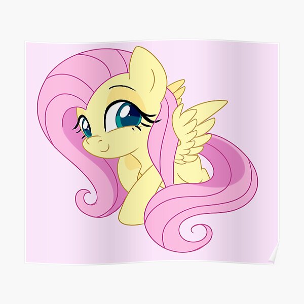 "Fluttershy" Poster by Pepooni | Redbubble