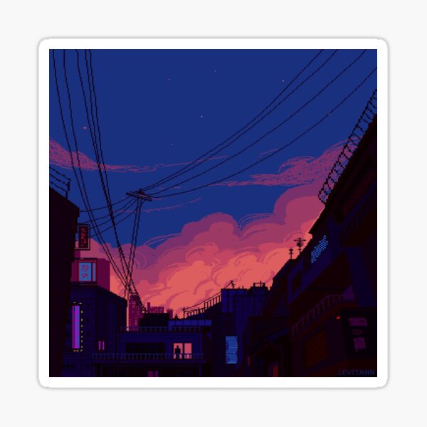 "cartoon suburbs" Sticker for Sale by xjoannemira | Redbubble