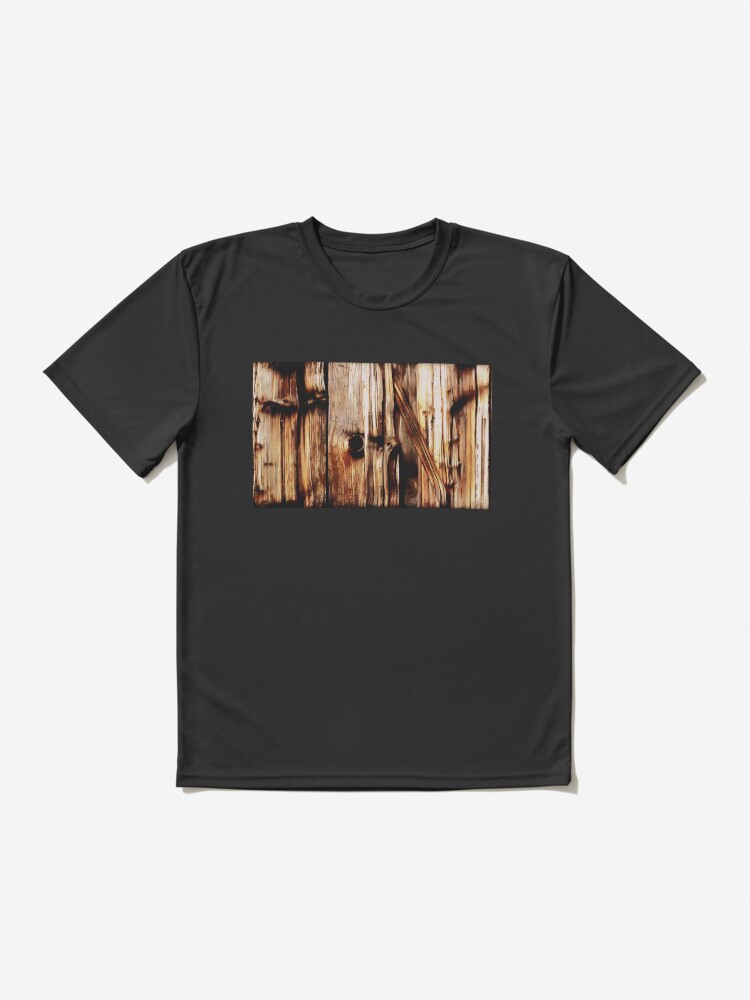 "Rustic Barn Wood Grain Rough Cut" Active T-Shirt for Sale by ...