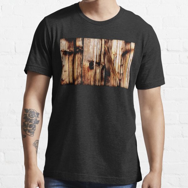 "Rustic Barn Wood Grain Rough Cut" T-shirt for Sale by JanineRileyArt ...