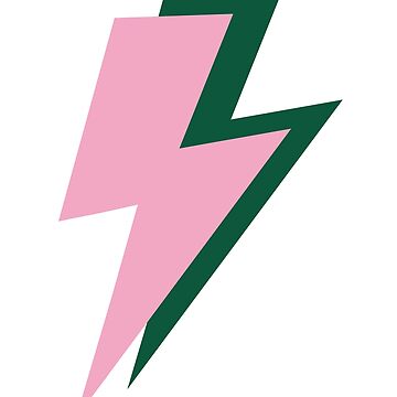 "Pink and Green Lightning " Poster for Sale by OneThreeSix | Redbubble