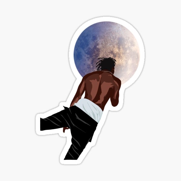 "Travis Scott" Sticker by Juuusth | Redbubble