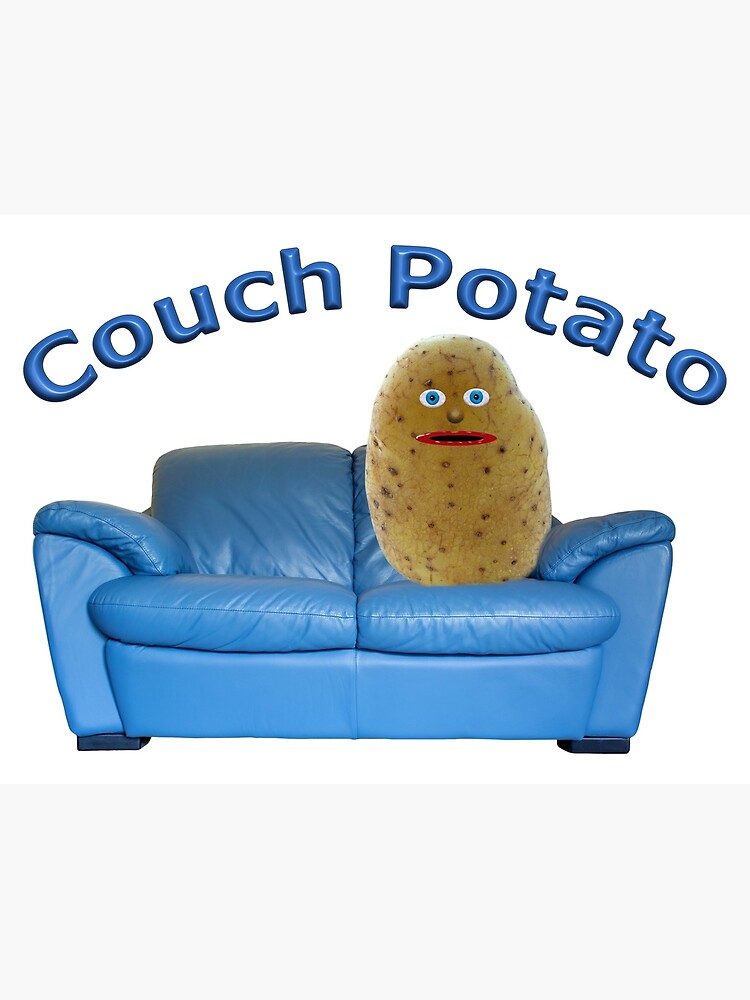 "Couch Potato Character" Poster for Sale by MarkUK97 | Redbubble
