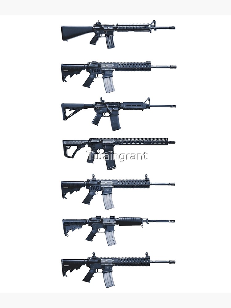 "AR - 15 - All types of AR " Poster by Twaingrant | Redbubble