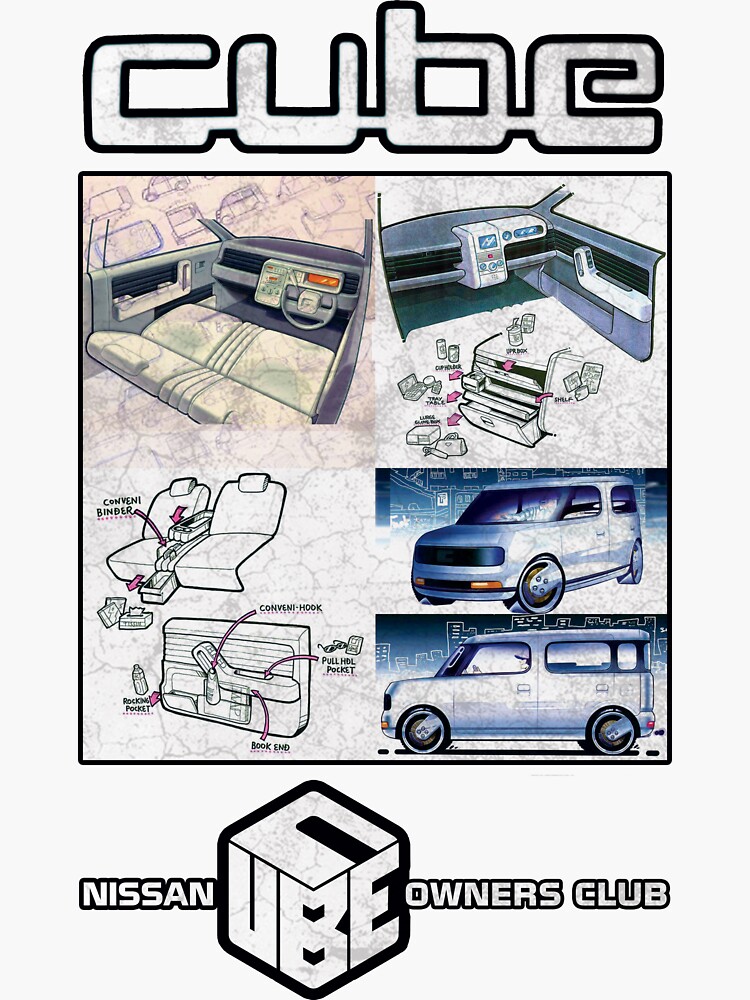 "Cube Concept Art" Sticker for Sale by cubeownersclub | Redbubble