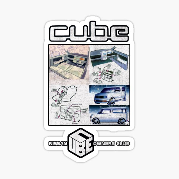 "Cube Concept Art" Sticker for Sale by cubeownersclub | Redbubble
